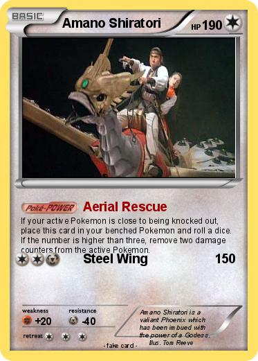 Pokémon Amano Shiratori - Aerial Rescue - My Pokemon Card