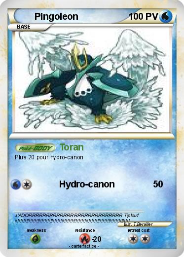 Pokémon Pingoleon 316 316 - Toran - Ma carte Pokémon