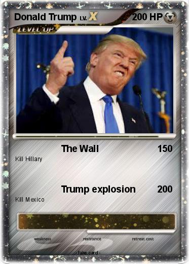Pokémon Donald Trump 2705 2705 - The Wall - My Pokemon Card