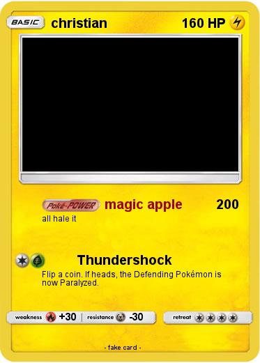 Pokémon christian 576 576 - magic apple - My Pokemon Card
