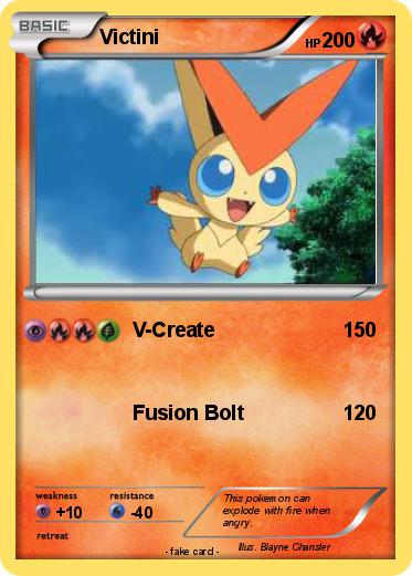 Pokémon Victini 3260 3260 - V-Create - My Pokemon Card