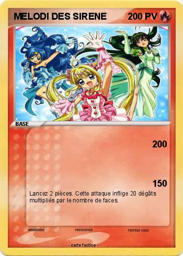 Pokémon MELODI DES SIRENE - Ma carte Pokémon