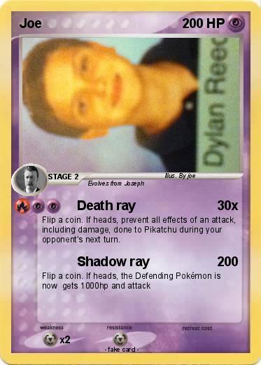 Pokémon Joe 622 622 - Death ray - My Pokemon Card