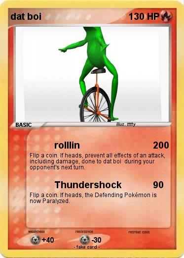 Pokémon dat boi 554 554 - rolllin - My Pokemon Card