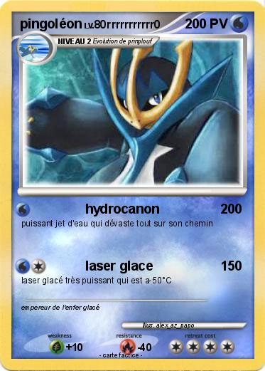 Pokémon pingoleon 558 558 - hydrocanon - Ma carte Pokémon