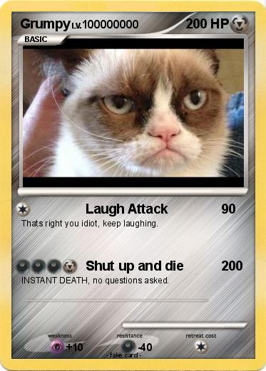 Pokémon Grumpy 113 113 - Laugh Attack - My Pokemon Card