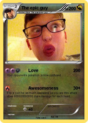 Pokémon The epic guy 1 1 - Love - My Pokemon Card