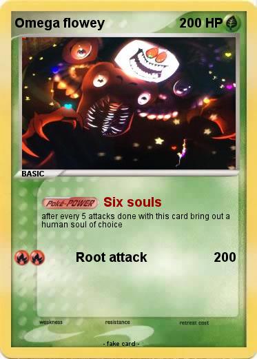 Pokémon Omega flowey 268 268 - Six souls - My Pokemon Card