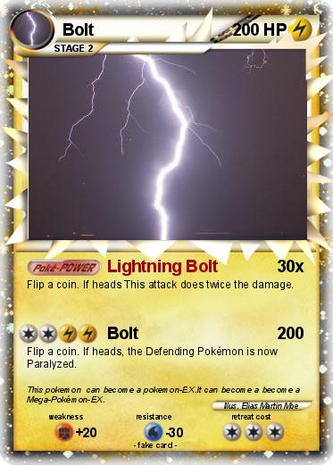 Pokémon Bolt 376 376 - Lightning Bolt - My Pokemon Card