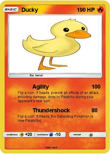 Pokémon Ducky 301 301 - Agility - My Pokemon Card