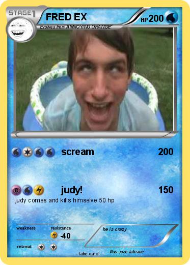 Pokémon FRED EX 3 3 - scream - My Pokemon Card