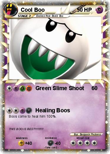 Pokémon Cool Boo - Green Slime Shoot - My Pokemon Card