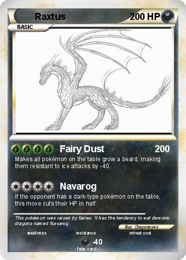 Pokémon Raxtus 1 1 - Fairy Dust - My Pokemon Card