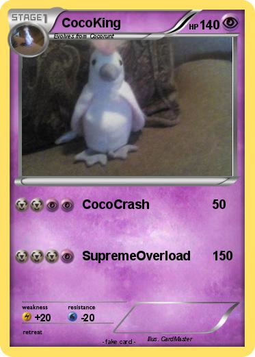 Pokémon CocoKing - CocoCrash - My Pokemon Card
