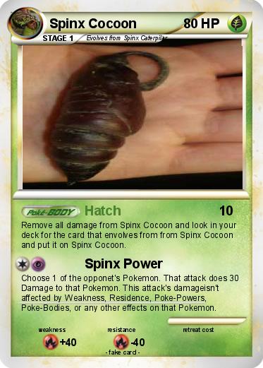 Pokémon Spinx Cocoon - Hatch - My Pokemon Card