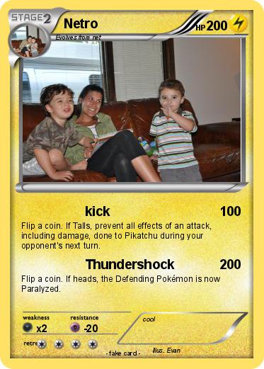 Pokémon Netro 1 1 - kick - My Pokemon Card