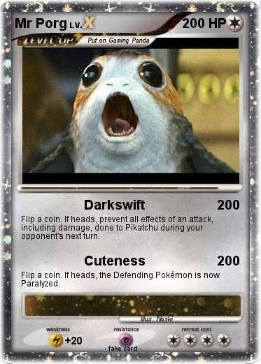 Pokémon Mr Porg - Darkswift - My Pokemon Card