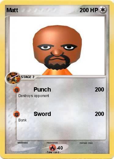 Pokémon Matt 1124 1124 - Punch - My Pokemon Card