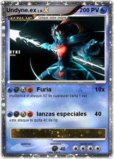 Pokémon Undyne ex 3 3 - Furia - Mi carta pokémon