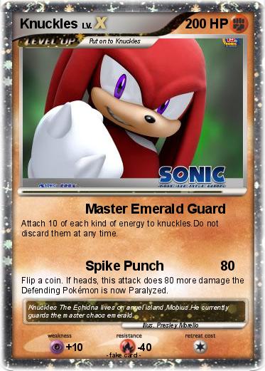 Pokémon Knuckles 233 233 - Master Emerald Guard - My Pokemon Card