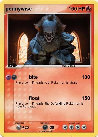 Pokémon pennywise 167 167 - bite - My Pokemon Card