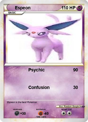 Pokémon Espeon 952 952 - Psychic - My Pokemon Card