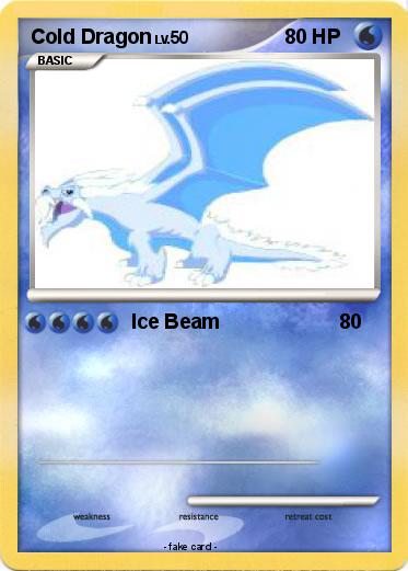 Pokémon Cold Dragon 1 1 - Ice Beam - My Pokemon Card
