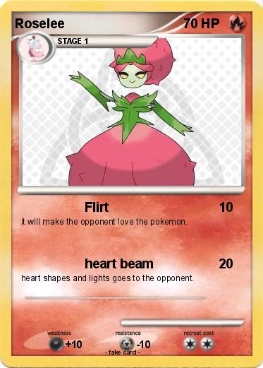 Pokémon Roselee - Flirt - My Pokemon Card
