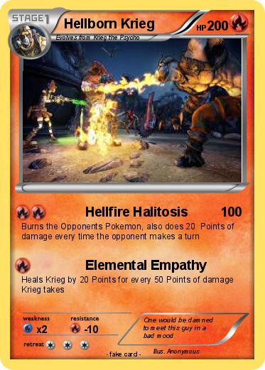 Pokémon Hellborn Krieg - Hellfire Halitosis - My Pokemon Card