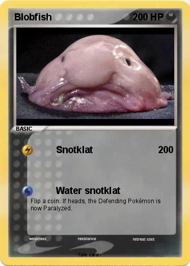 Pokémon Blobfish 216 216 - Snotklat - My Pokemon Card