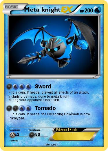 Pokémon Meta knight 1001 1001 - Sword - My Pokemon Card
