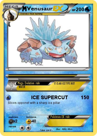Pokémon Venusaur 1003 1003 - ICE SUPERCUT - My Pokemon Card