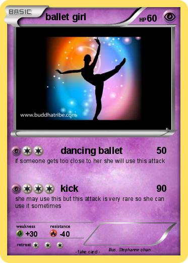 Pokémon ballet girl 1 1 - dancing ballet - My Pokemon Card