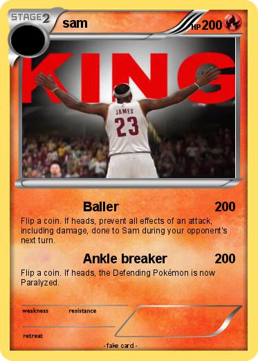 Pokémon sam 1108 1108 - Baller - My Pokemon Card