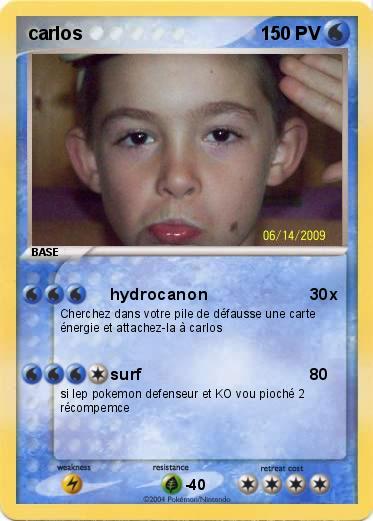 Pokémon carlos 11 11 - hydrocanon - Ma carte Pokémon