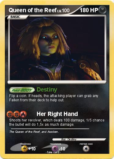 Pokémon Queen of the Reef 1 1 - Destiny - My Pokemon Card