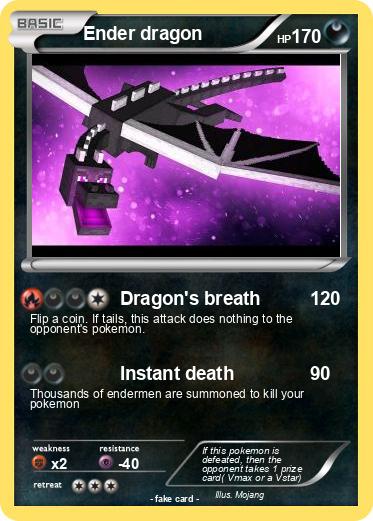 Pokémon Ender dragon 1532 1532 - Dragon's breath - My Pokemon Card