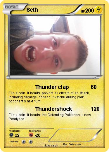 Pokémon Seth 331 331 - Thunder clap - My Pokemon Card