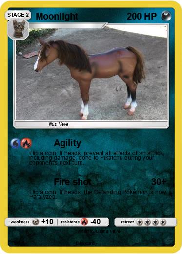 Pokémon Moonlight 102 102 - Agility - My Pokemon Card