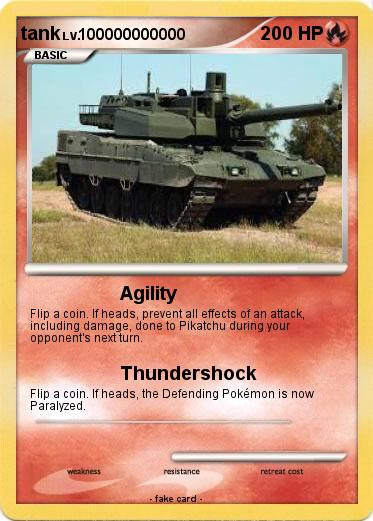Pokémon tank 917 917 - Agility - My Pokemon Card