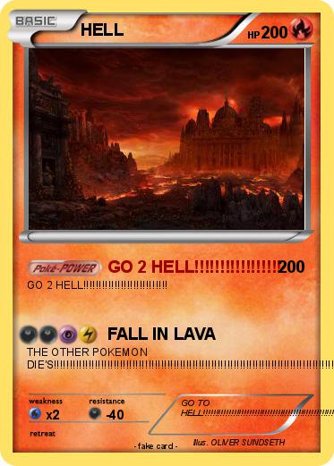 Pokémon HELL 444 444 - GO 2 HELL!!!!!!!!!!!!!!!!! - My Pokemon Card