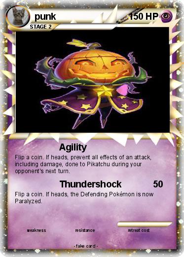 Pokémon punk 99 99 - Agility - My Pokemon Card