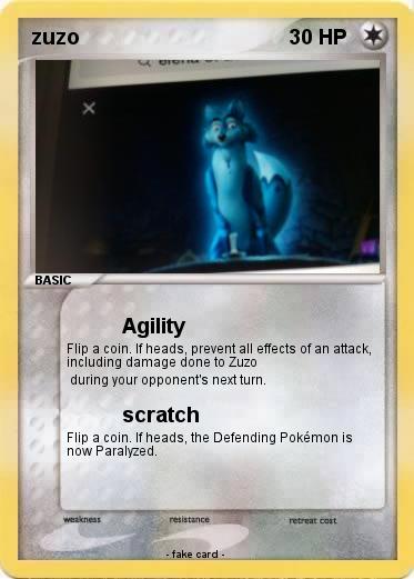 Pokémon zuzo - Agility - My Pokemon Card