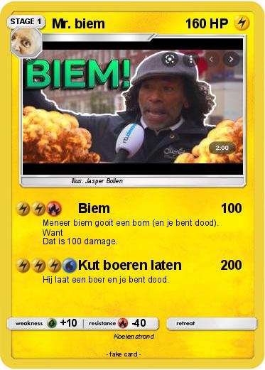 Pokémon Mr biem 1 1 - Biem - My Pokemon Card