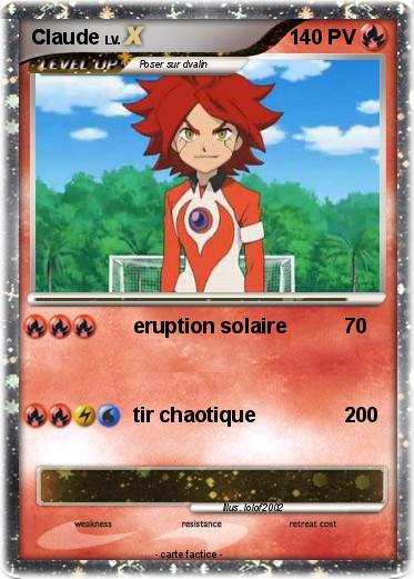 Pokémon Claude 71 71 - eruption solaire - Ma carte Pokémon