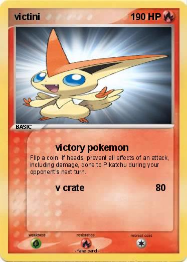Pokémon victini 1104 1104 - victory pokemon - My Pokemon Card
