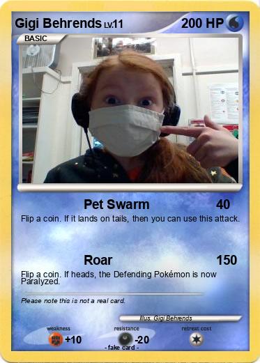 Pokémon Gigi Behrends - Pet Swarm - My Pokemon Card