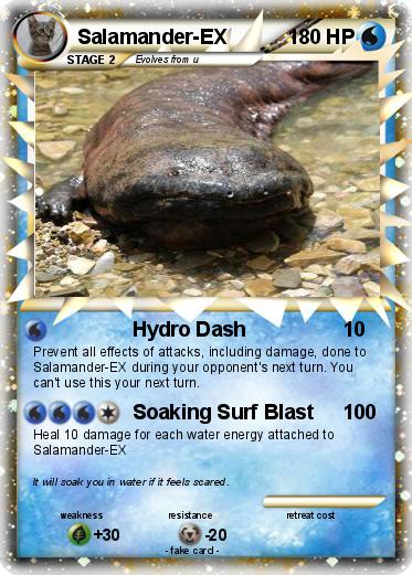 Pokémon Salamander EX - Hydro Dash - My Pokemon Card