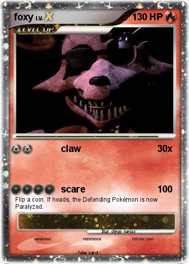 Pokémon foxy 1728 1728 - claw - My Pokemon Card