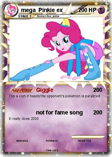 Pokémon mega Pinkie ex - Giggle - My Pokemon Card